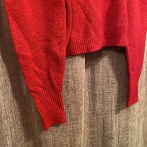 wild fable | Sweaters | Target Wild Fable Red Puff Sleeve Crop Top ...